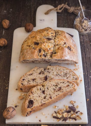 Chocolate Nut Irish Soda Bread - Breads and Sweets