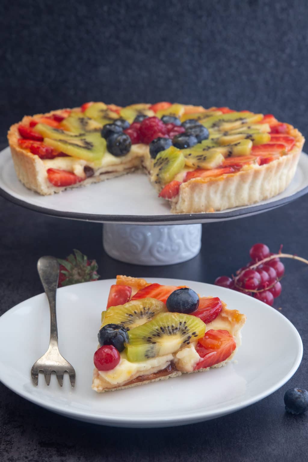 Fresh Fruit Flan Recipe - Breads and Sweets