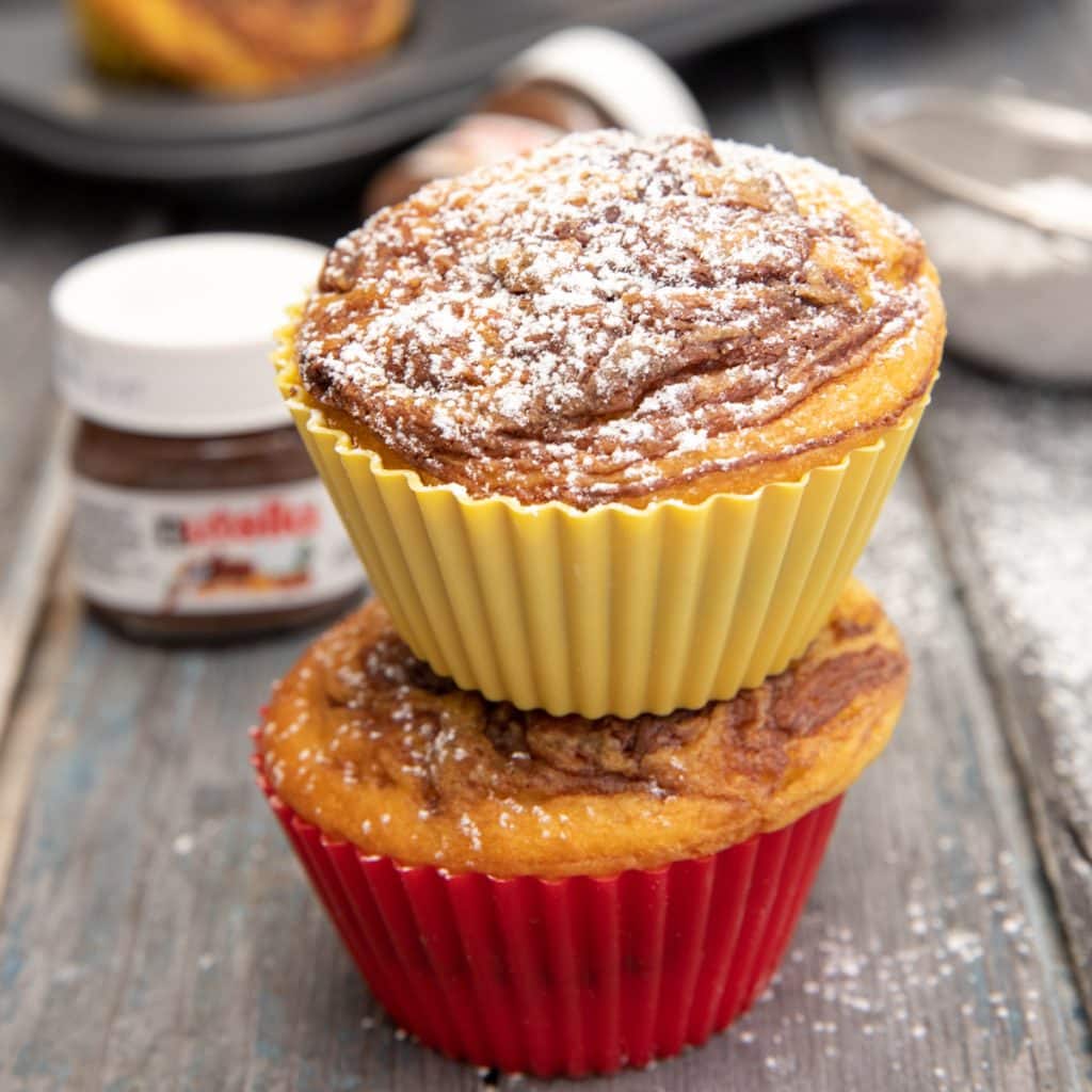 Soft Nutella Muffins - Breads and Sweets