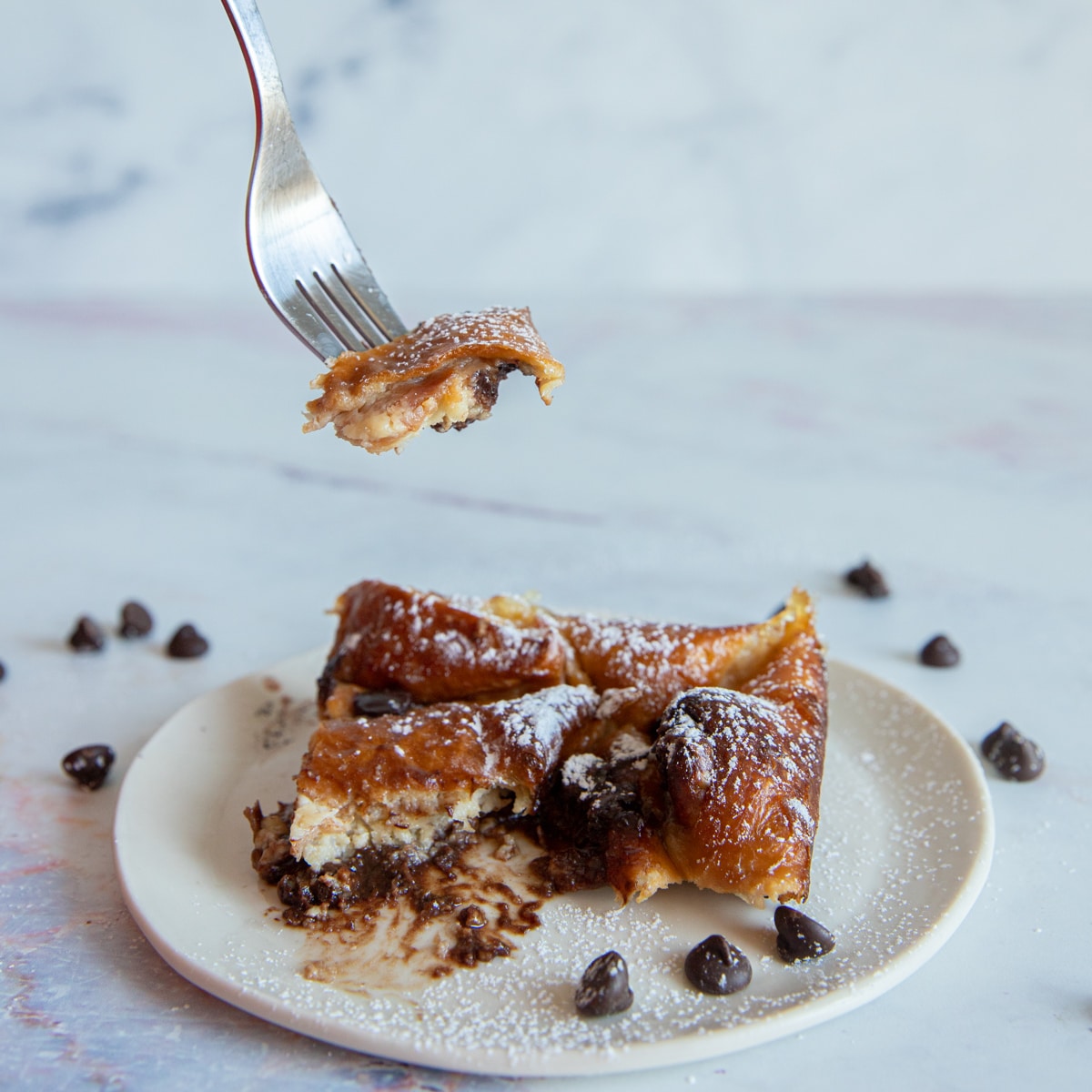 Simple Croissant Bread Pudding - Breads and Sweets