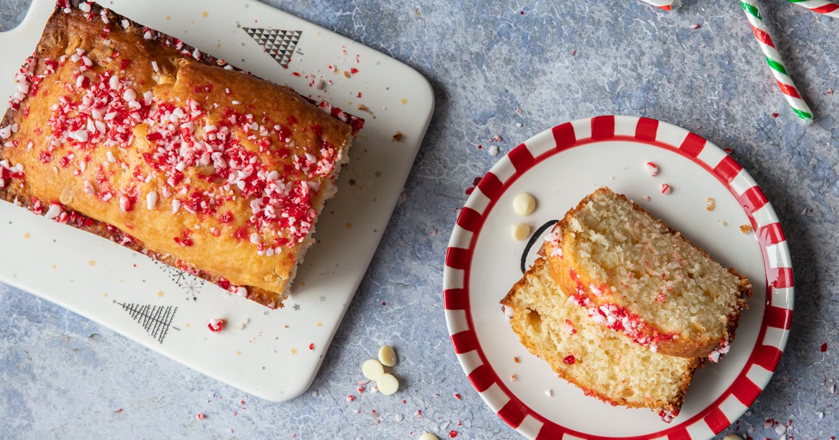 Peppermint Crumb Quick Bread - Breads and Sweets