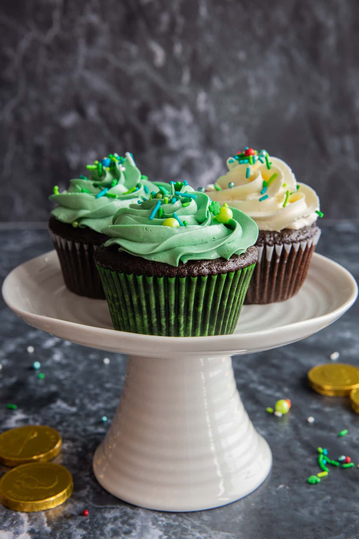 Frosted Guinness Chocolate Cupcakes - Breads and Sweets