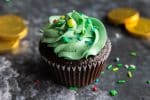 Frosted Guinness Chocolate Cupcakes - Breads and Sweets