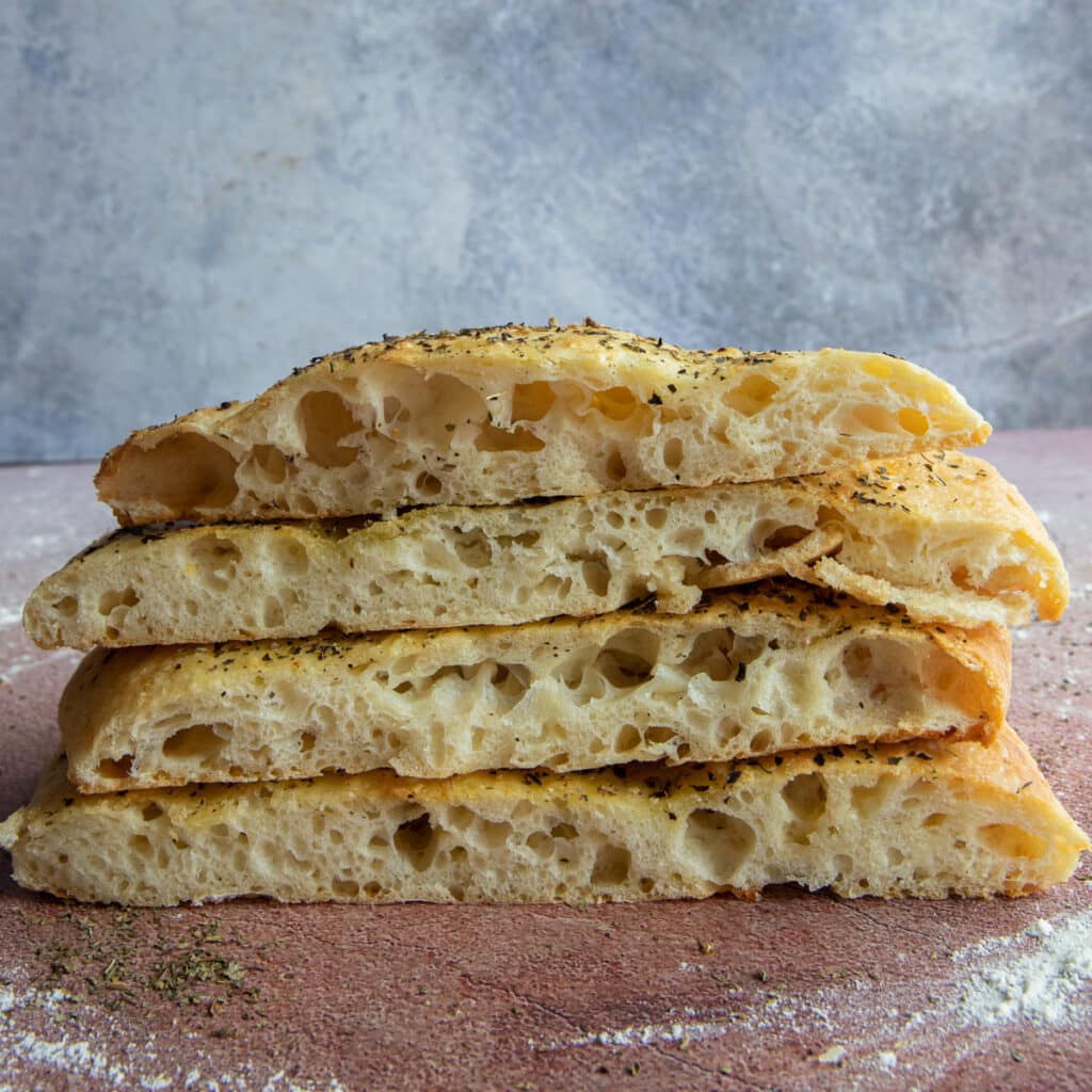 Three Cheese Focaccia - Breads and Sweets