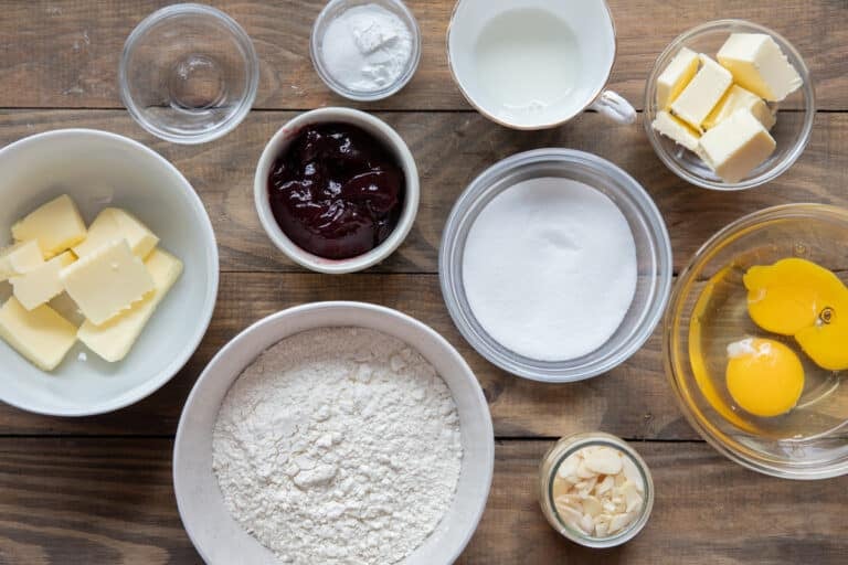 Easy Bakewell Bars - Breads and Sweets