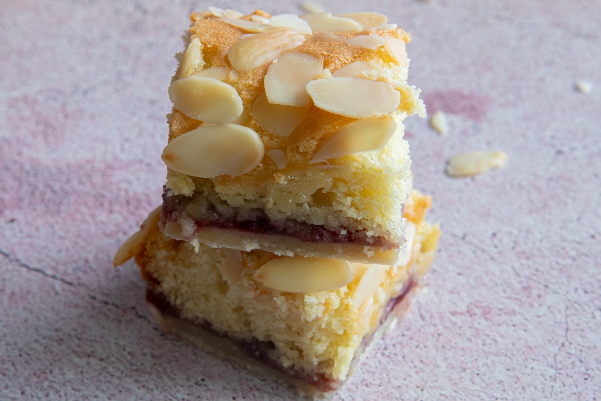 Easy Bakewell Bars - Breads and Sweets