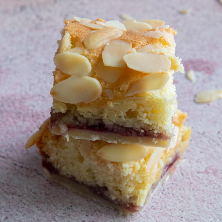 Easy Bakewell Bars - Breads and Sweets
