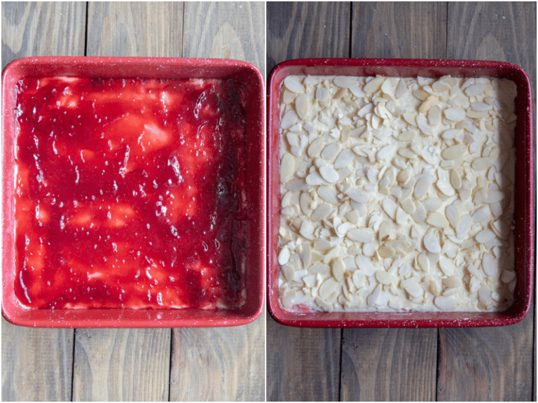 Easy Bakewell Bars - Breads and Sweets