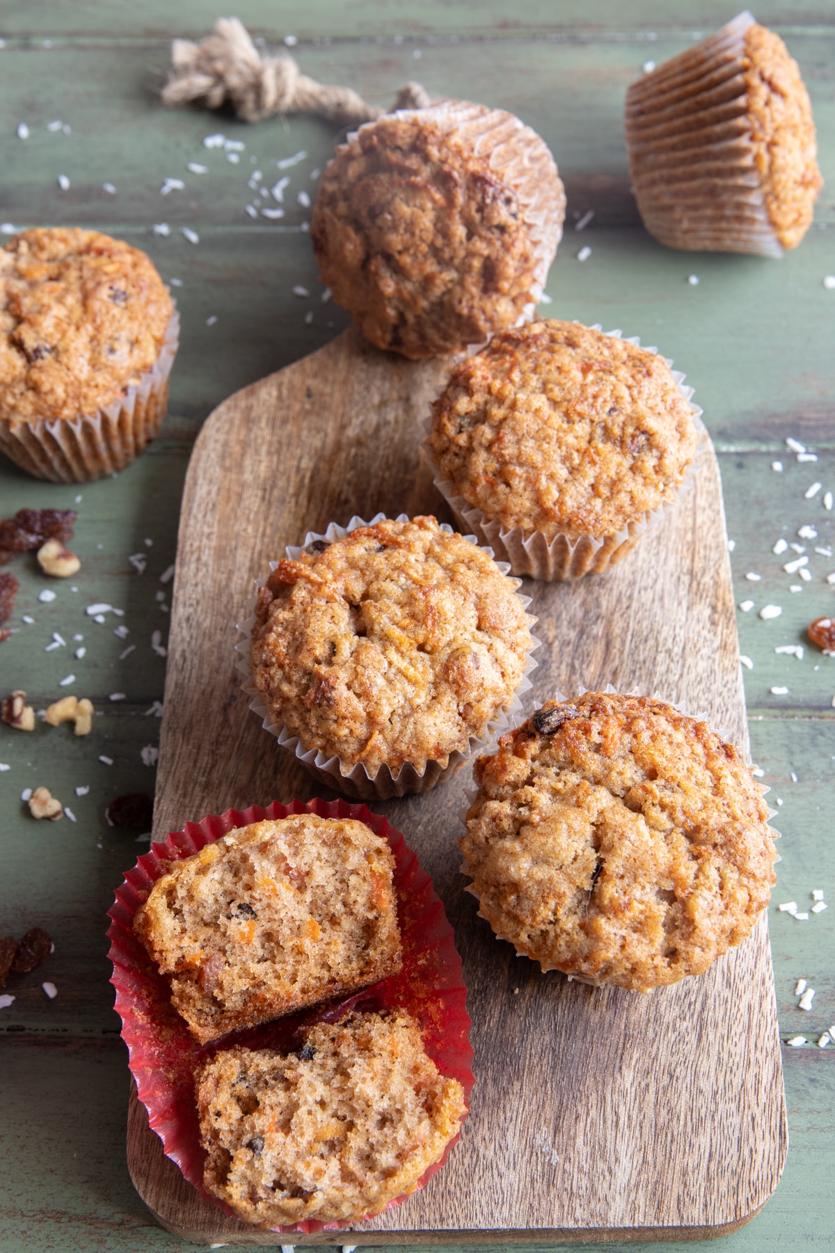 Simple Morning Glory Muffins - Breads and Sweets
